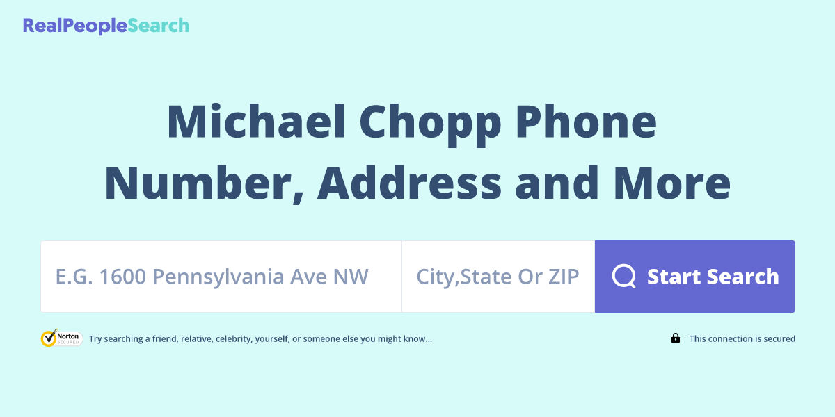Michael Chopp Phone Number, Address and More｜ RealPeopleSearch